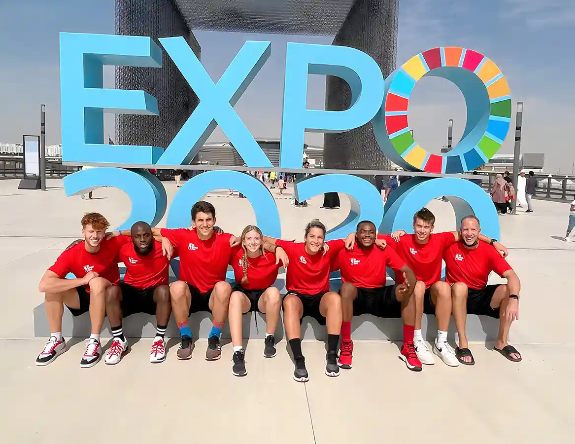 NBA School Takes Over World Expo! - NBA Basketball School